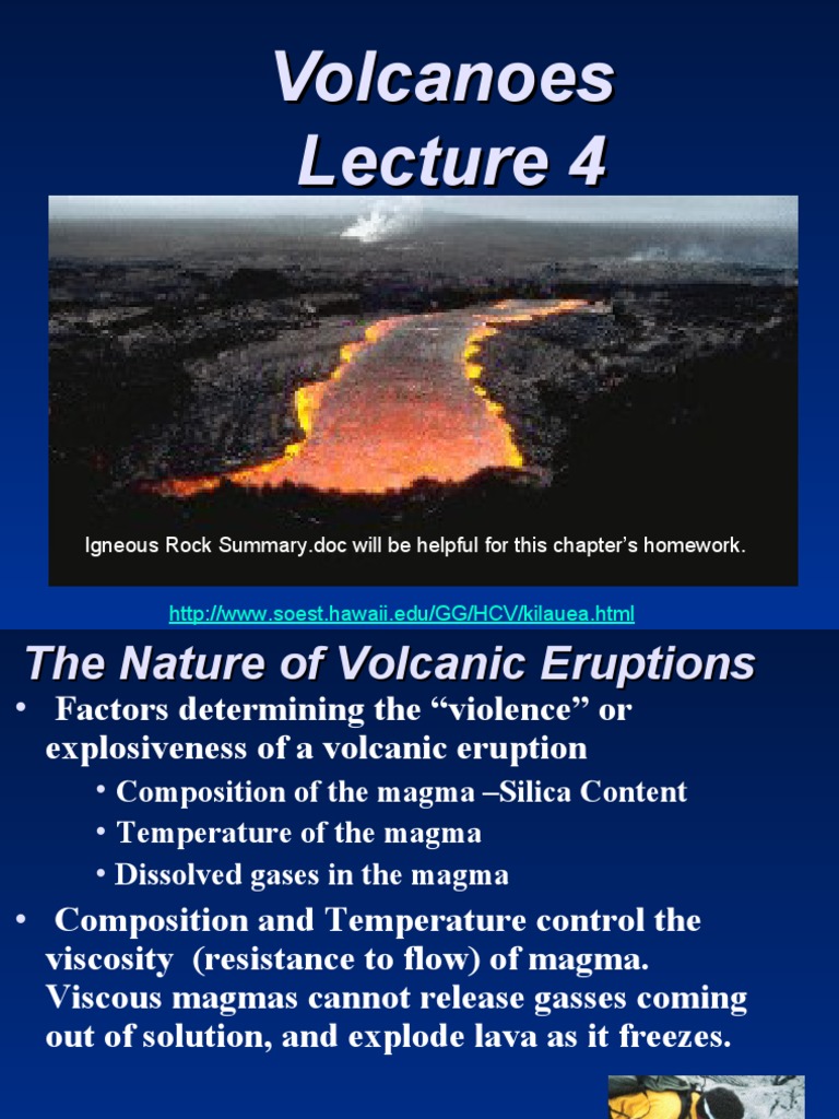 Lecture 04 Volcanic Activity G | PDF | Volcano | Lava
