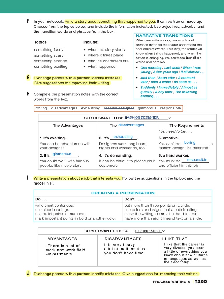 C2-6 Writing 2 P1 | PDF | Grammar | Cognition