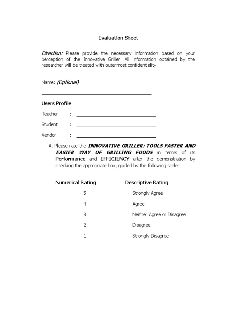 questionnaire-thesis-revise-2 | PDF | Barbecue Grill | Grilling