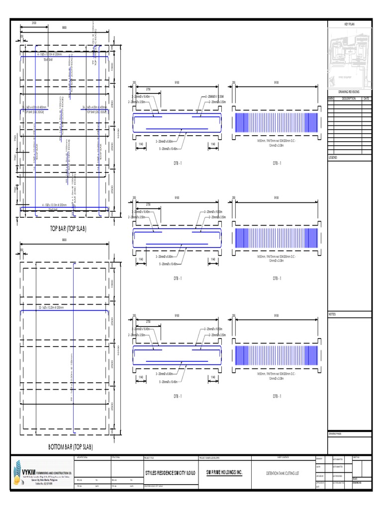 Detention Tank Cutting List | PDF