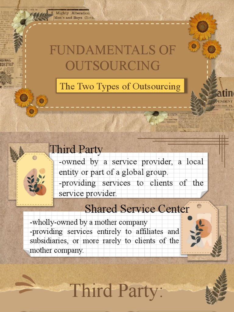 Fundamentals of Outsourcing Strategies | PDF | Outsourcing | Software ...