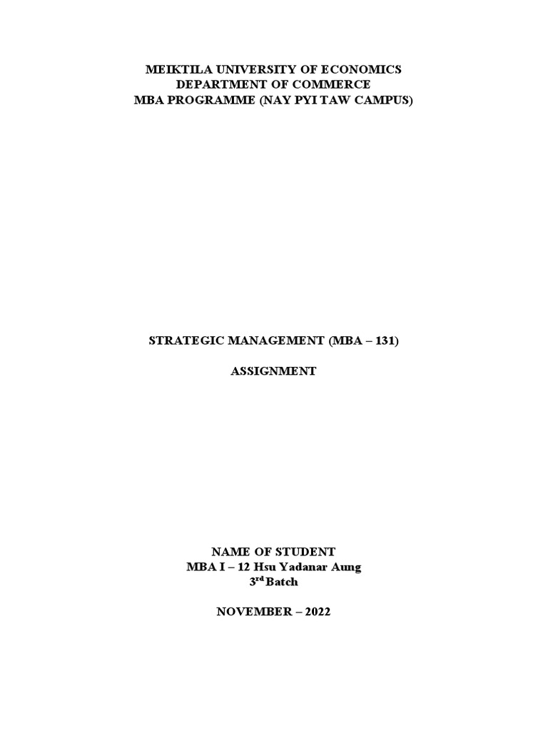 Strategic Management Assignment | PDF | Samsung | Product (Business)