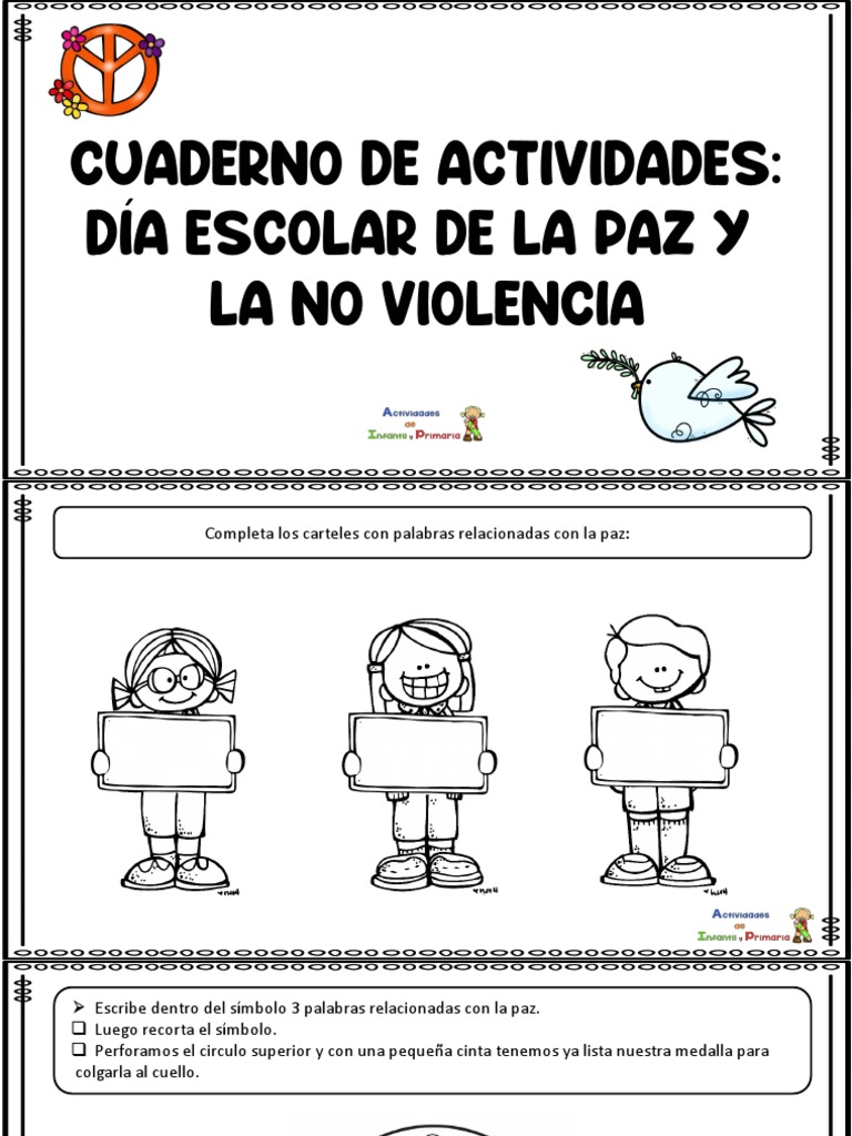 Actividades de Paz para Niños | PDF | Artes del Lenguaje y Comunicación