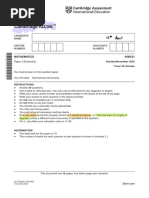 MF 19 Math A Level Formula | PDF | Normal Distribution | Statistical Theory