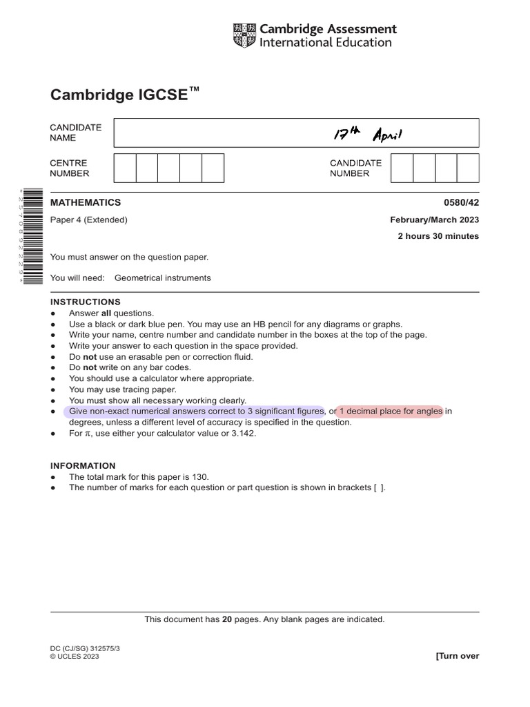 058042FM23 Solved | PDF | Sphere | Mathematics
