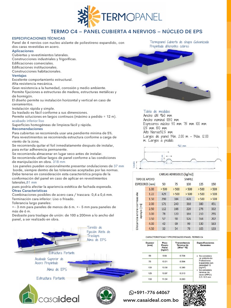 Ficha Tecnica Termopanel | PDF