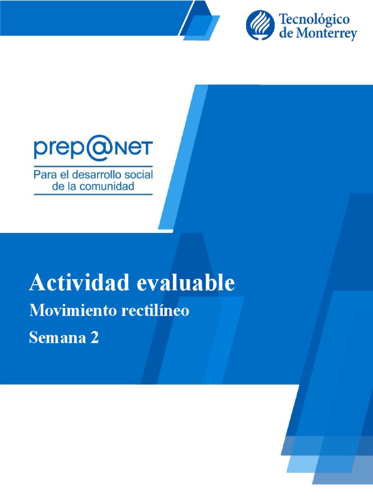Actividad Evaluable Semana 2 Física | PDF | Mecánica | Cantidad