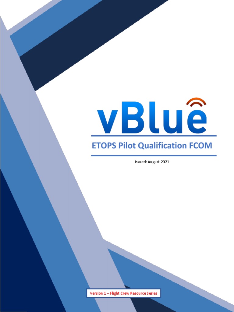 ETOPS Supplementary Training Guide | PDF | Aviation Safety | Aircraft
