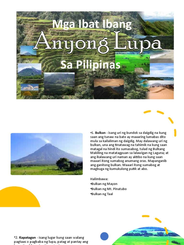 Anyong Lupa | PDF