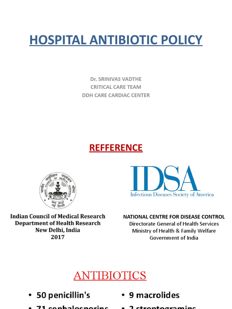 Antibiotic Protocol | PDF | Urinary Tract Infection | Sepsis