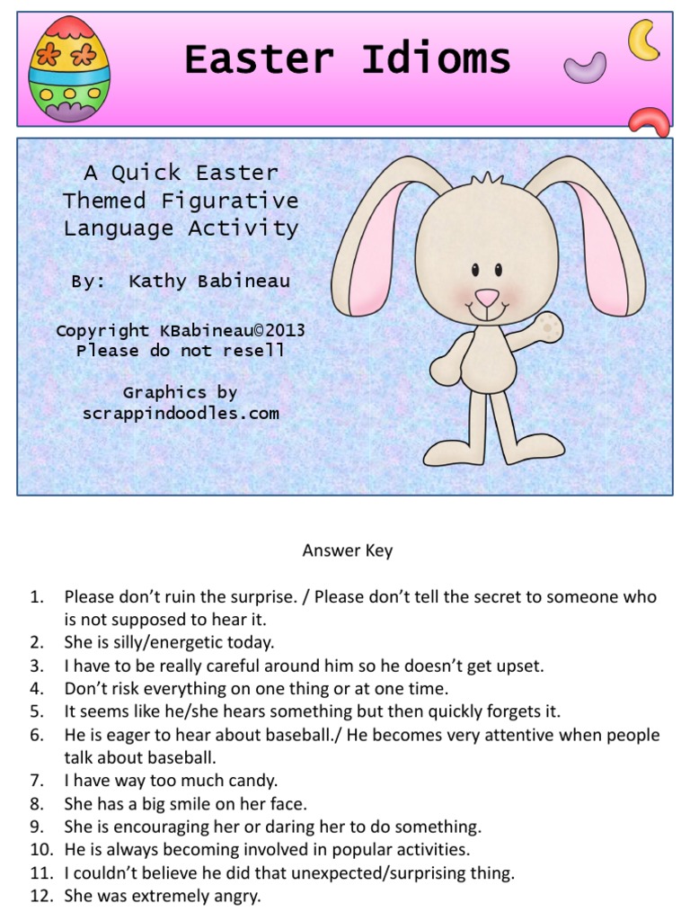 Easter Idioms-1 | PDF