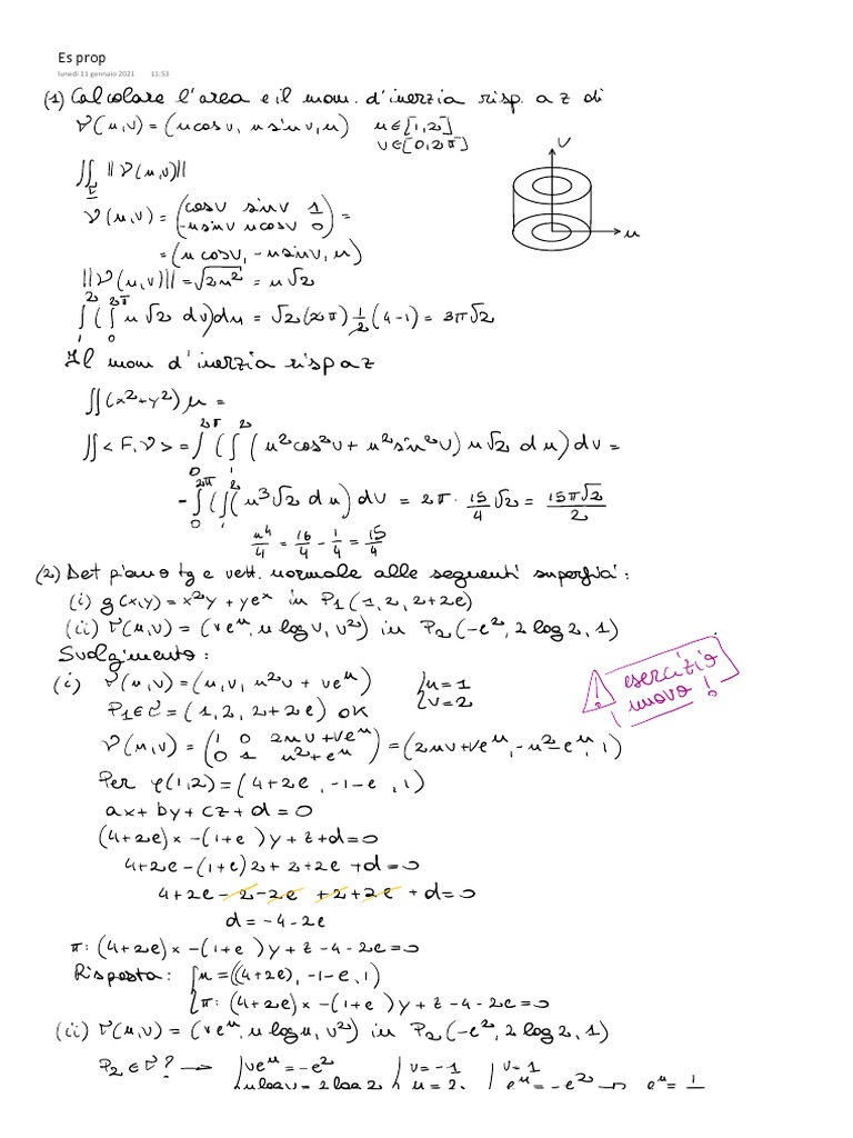 04. Integrali di Superficie | PDF