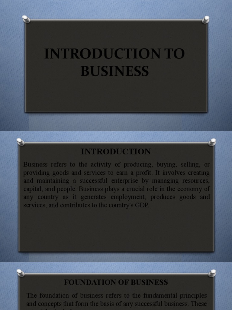 Introduction To Business | PDF | Limited Liability Company | Franchising