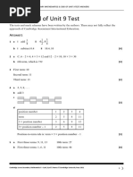 End of Unit 6 Test Answers | PDF