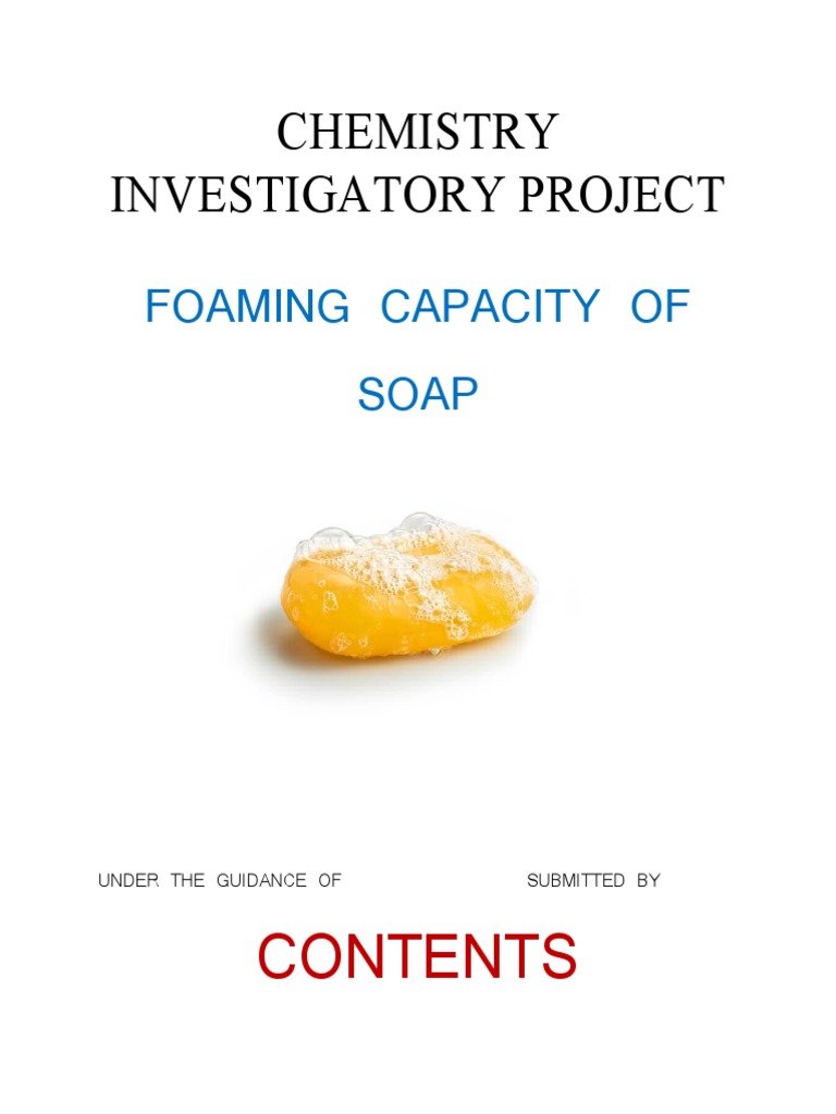Chemistry Investigatory Project | PDF | Calcium | Solubility