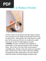 Science Notes Year 6 | PDF | Friction | Wear