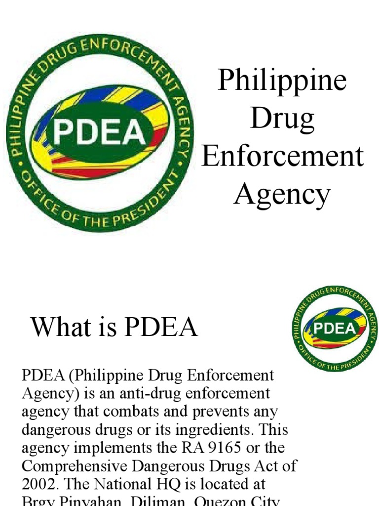Philippine Drug Enforcement Agency Logo Philippine Drug Enforcement