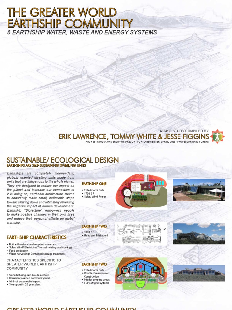 The Greater World Earthship Community: Erik Lawrence, Tommy White ...