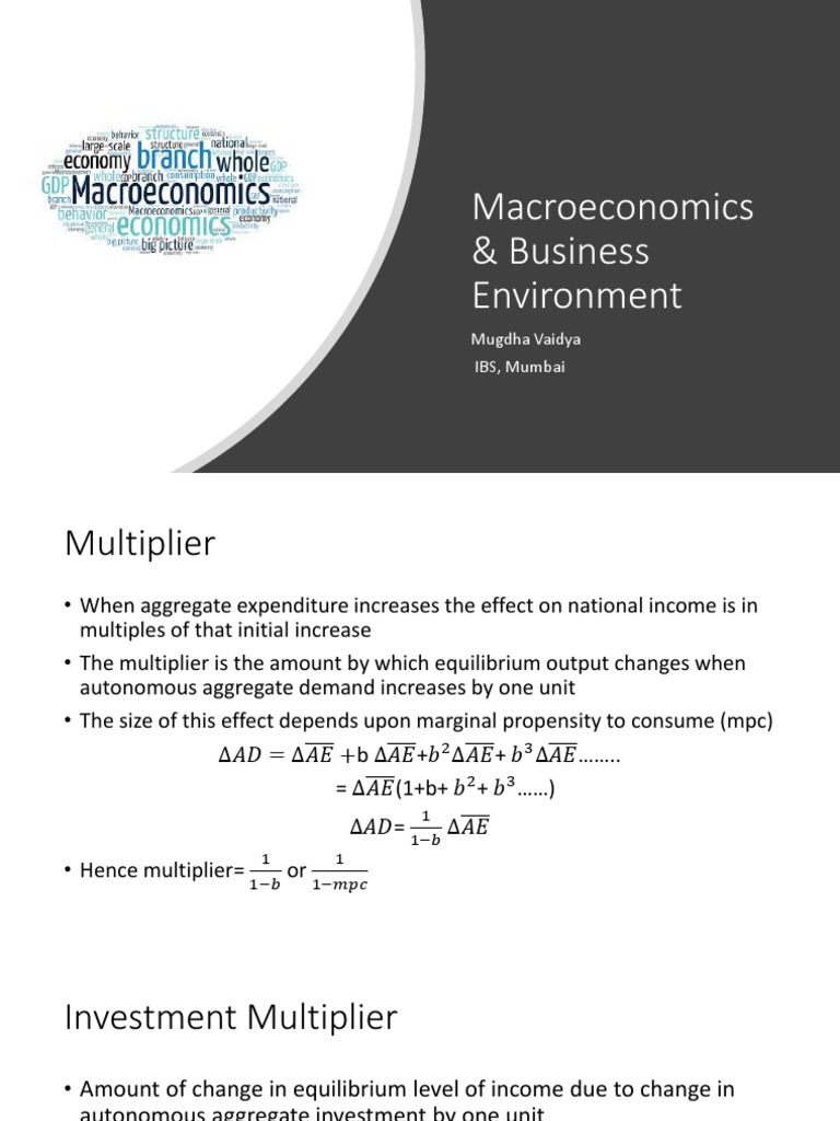 Understanding Economic Multipliers | PDF | Fiscal Multiplier | Taxes
