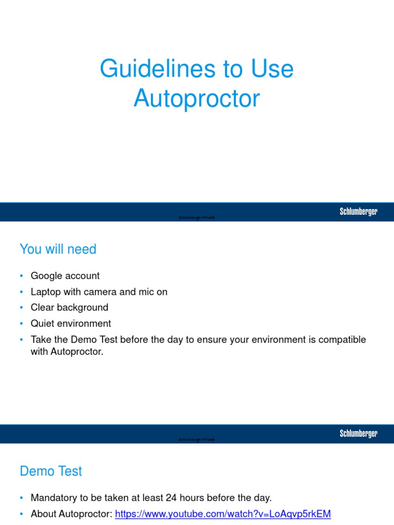 Guidelines To Use Autoproctor | PDF | Computers