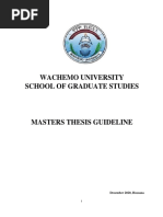 HU Research Proposal, Thesis and Dissertation Writting MANNUAL | PDF ...