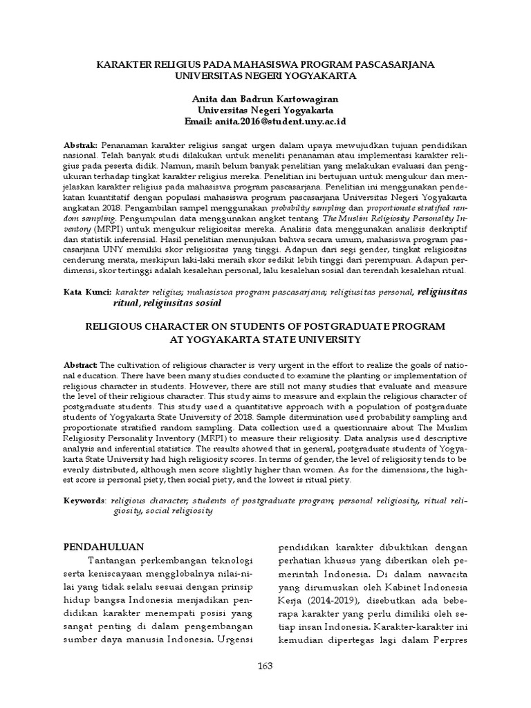 Religiusitas Ritual, Religiusitas Sosial: Giosity, Social Religiosity | PDF