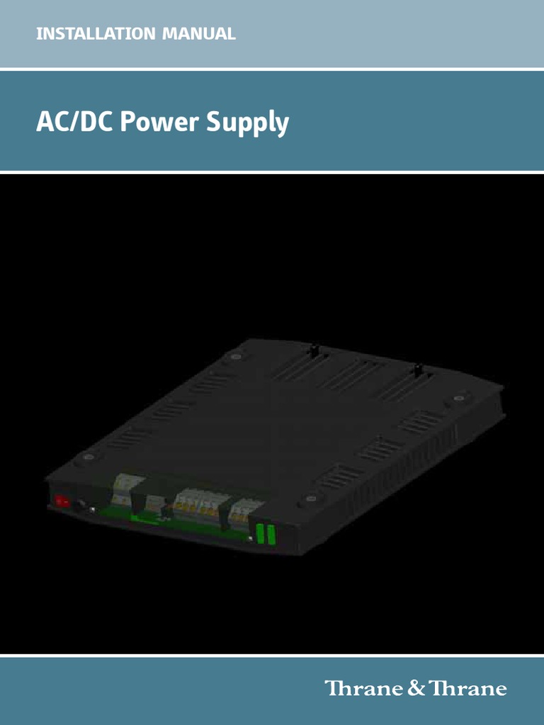 Sailor 6080 Power Supply Installation Manual PDF | PDF | Power Supply ...