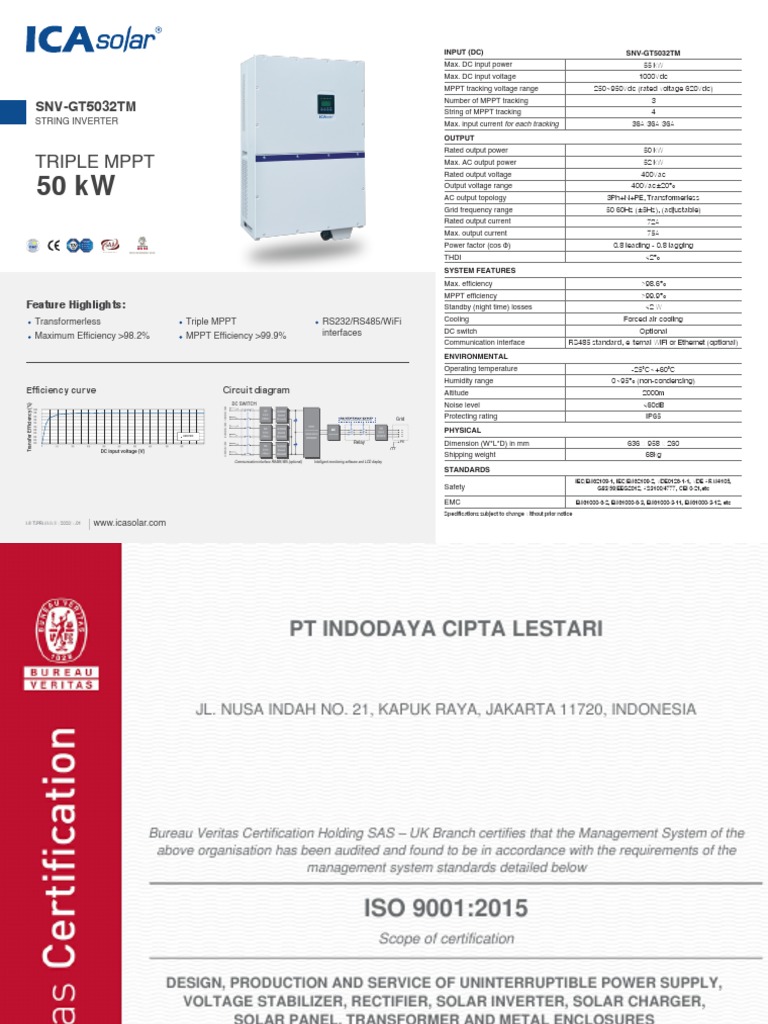 Brosur Inverter | PDF | Alternating Current | Power Inverter