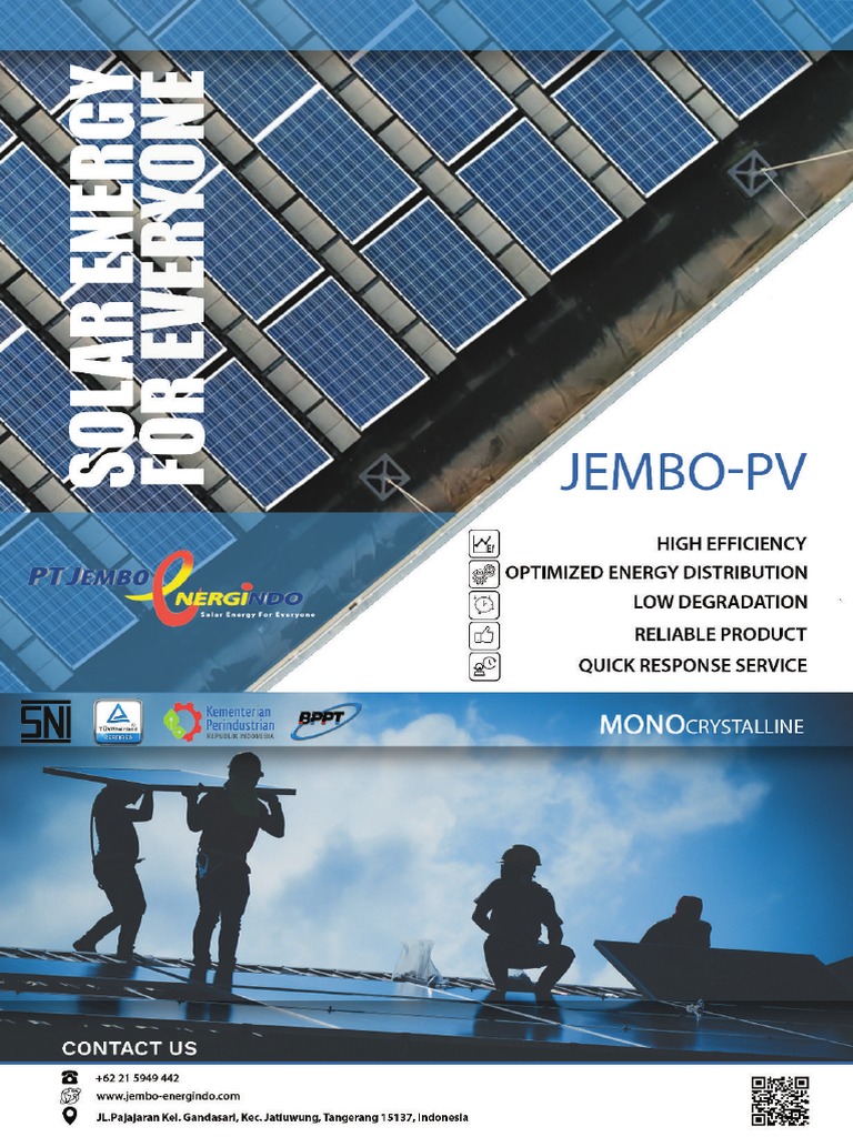 Brosur PV Jembo | PDF | Bisnis