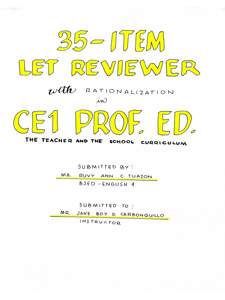 Review With Rationalization | PDF