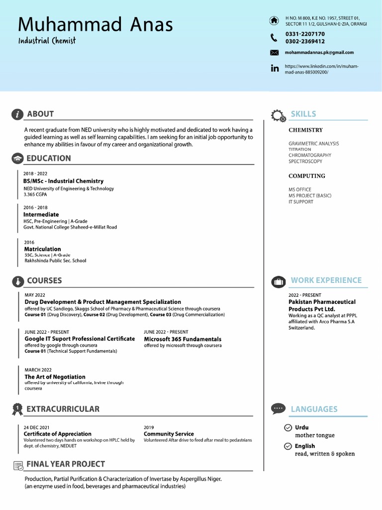 Anas Resume (W) | PDF