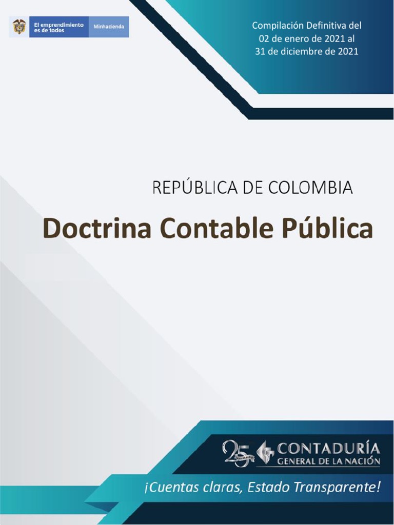 Doctrina Contable Pública 2021 | PDF | Contabilidad | Economía Financiera
