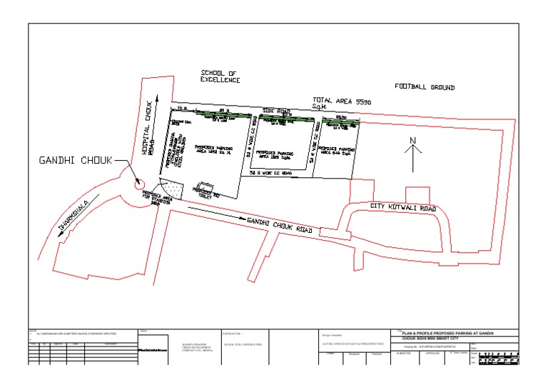 Plan of Gandhi Chowk | PDF