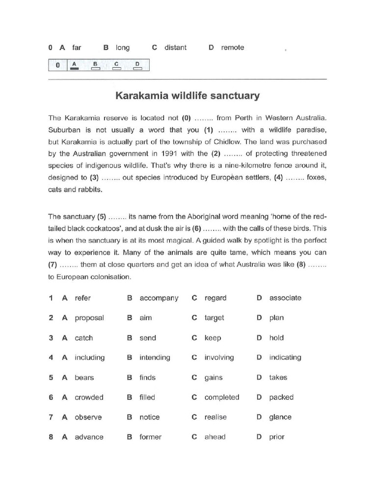 Fce 7 Use of English | PDF