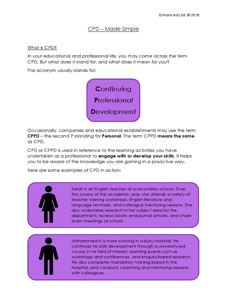 Made Simple - CPD | PDF | Professional Development | Knowledge