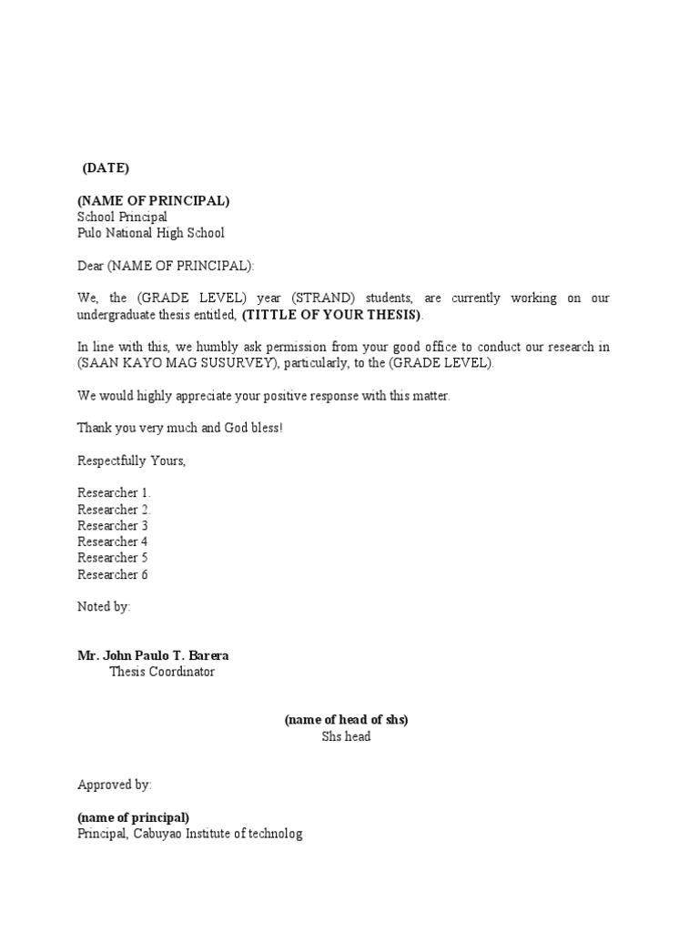 Letter For Validation | PDF