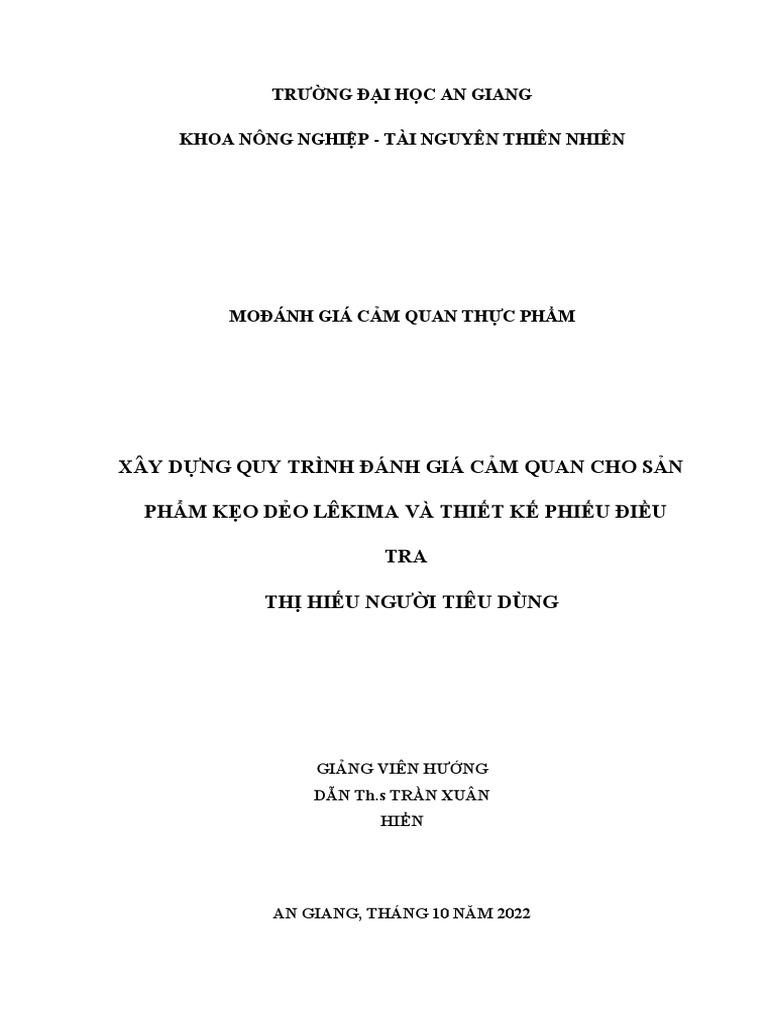 Danh Gia Cam Quan | PDF