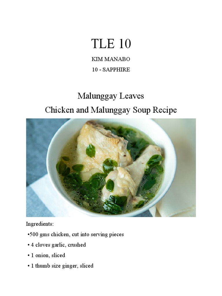 Chicken Tle | PDF | Garlic | Cooking