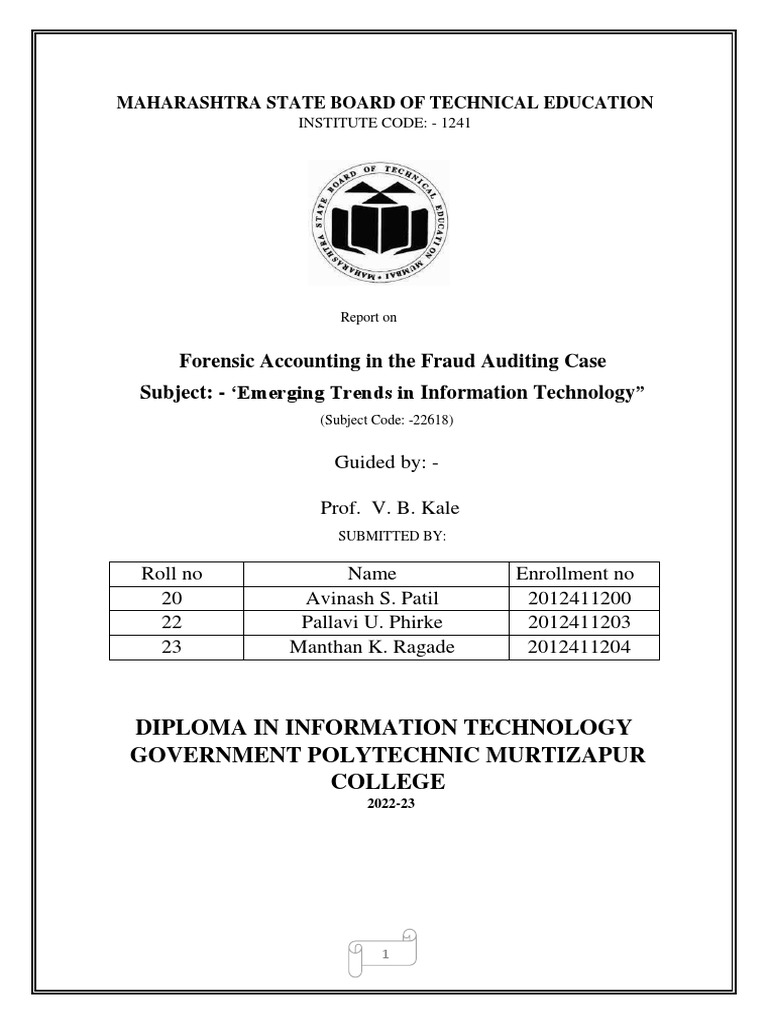 ETI Micro Project Sample | PDF | Audit | Digital Forensics