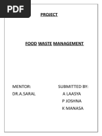 Waste Food Management and Donation App | PDF | Android (Operating ...