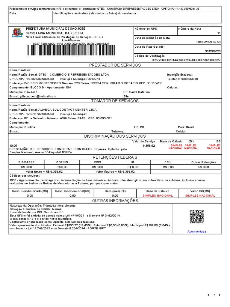 Emissão NFS-e | PDF | Business