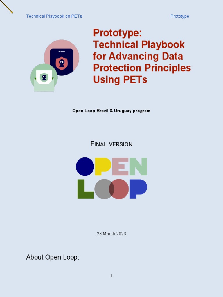 PETs Guide for Tech Policymakers | PDF | Privacy | Risk