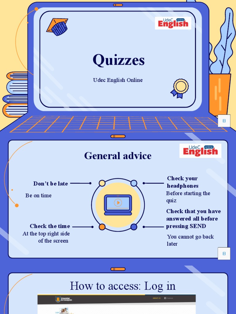 Quizzes: Udec English Online | PDF