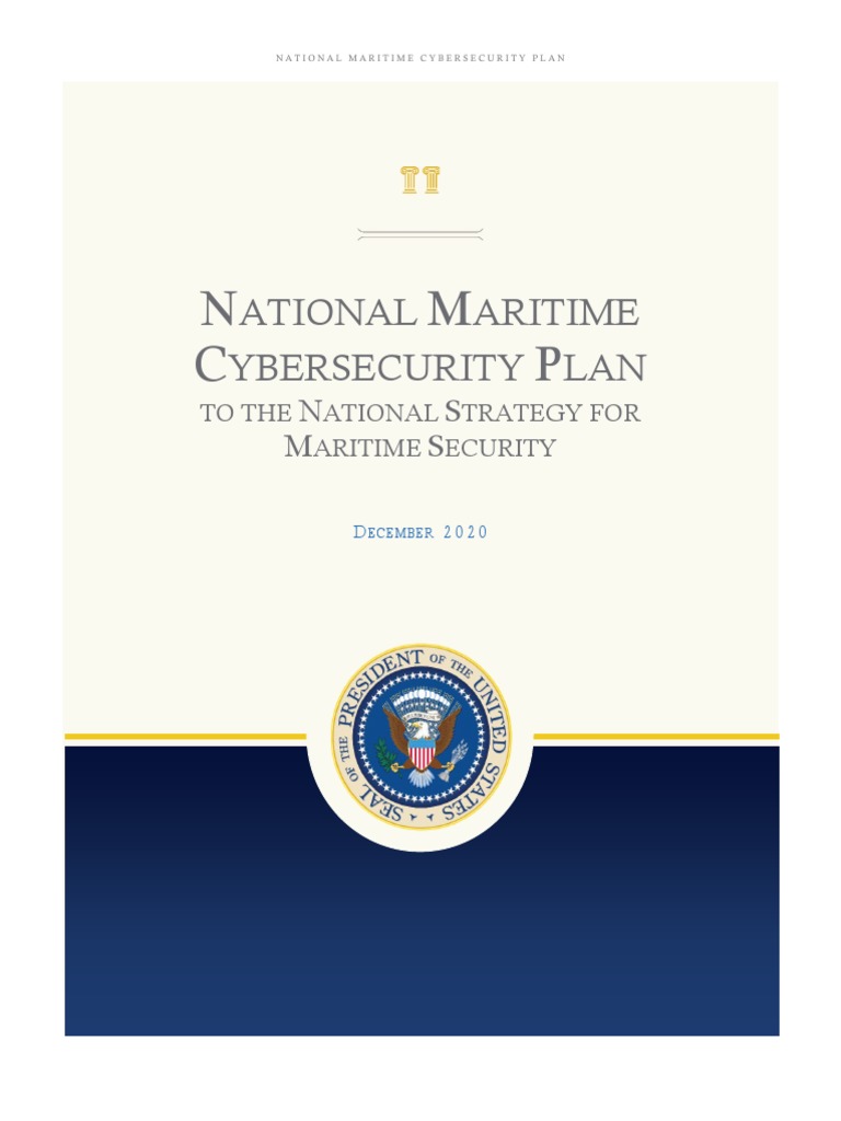 U.S. National Maritime Cybersecurity Plan | PDF | Computer Security ...