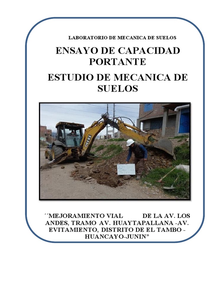 Informe Ems Av. Los Andes Corte Directo | PDF | Temblores | Fundación (Ingeniería)