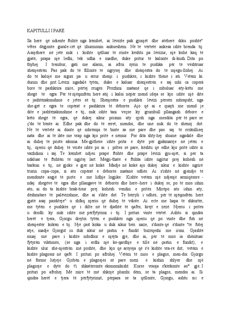 Prilli I Thyer - Kapitulli I Pare | PDF