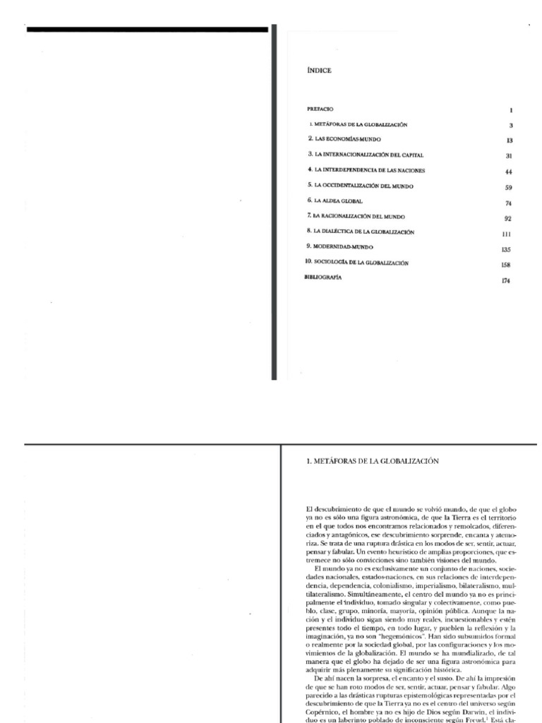 Teorias de La Globalización Octavio Ianni | PDF