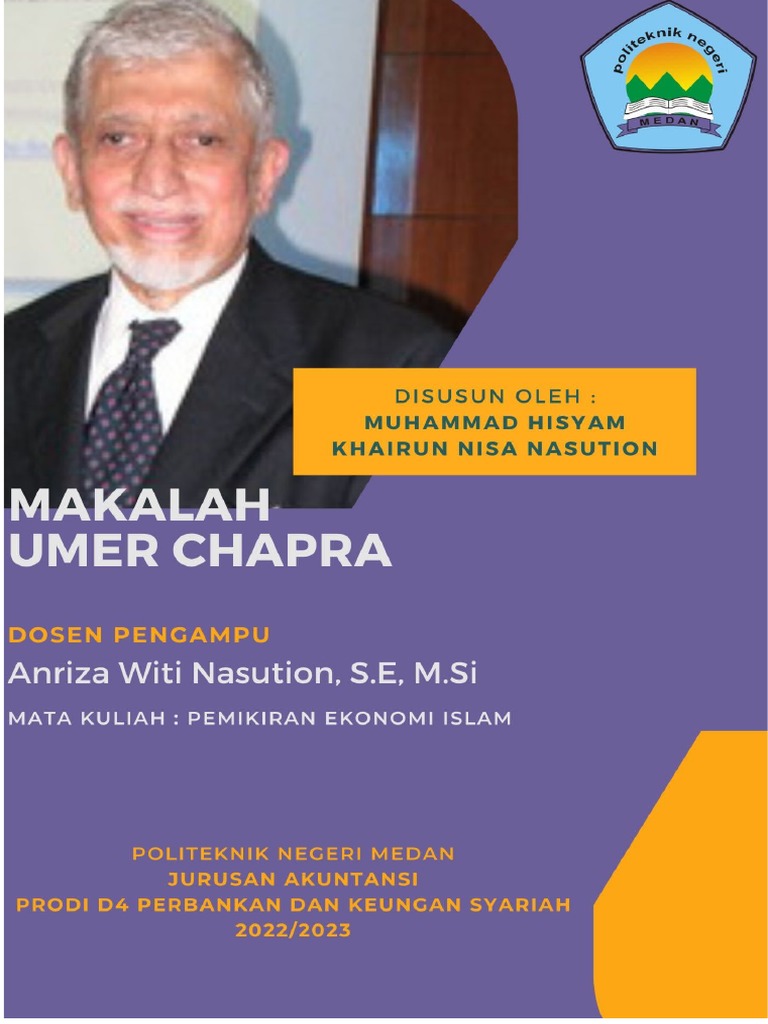 Makalah Umer Chapra (Pemikiran EK. Islam) | PDF