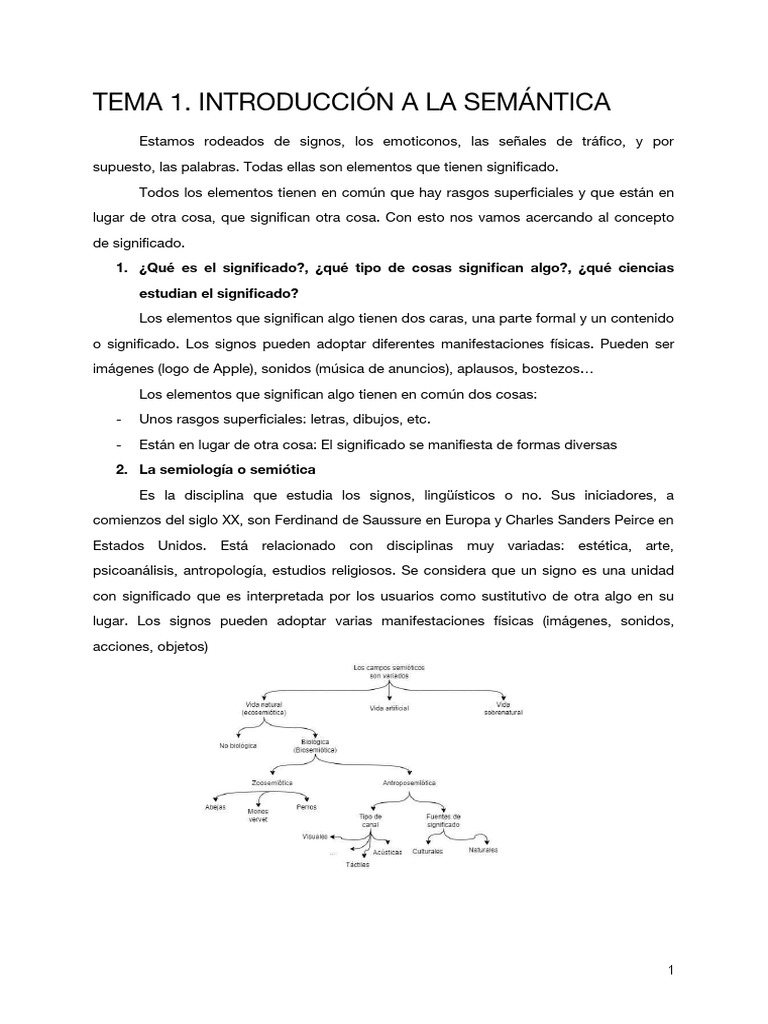 Semántica Definitivo | PDF | Palabra | Oración (Lingüística)