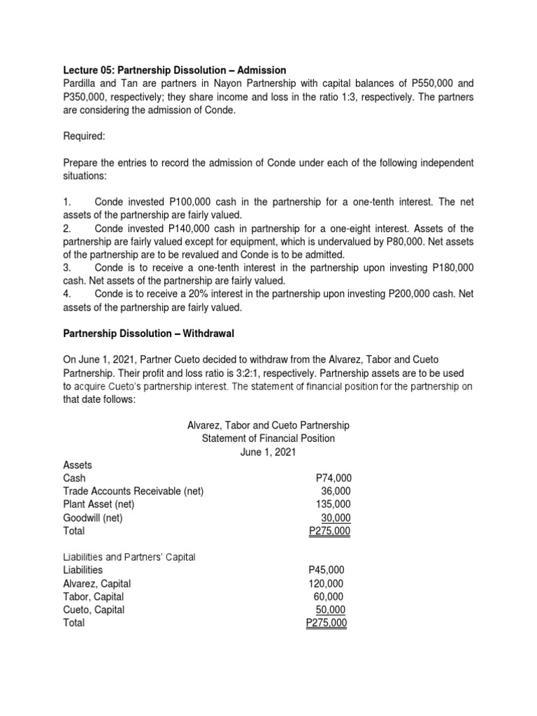 Chap 3 and 4 - Parcor | PDF | Balance Sheet | Book Value